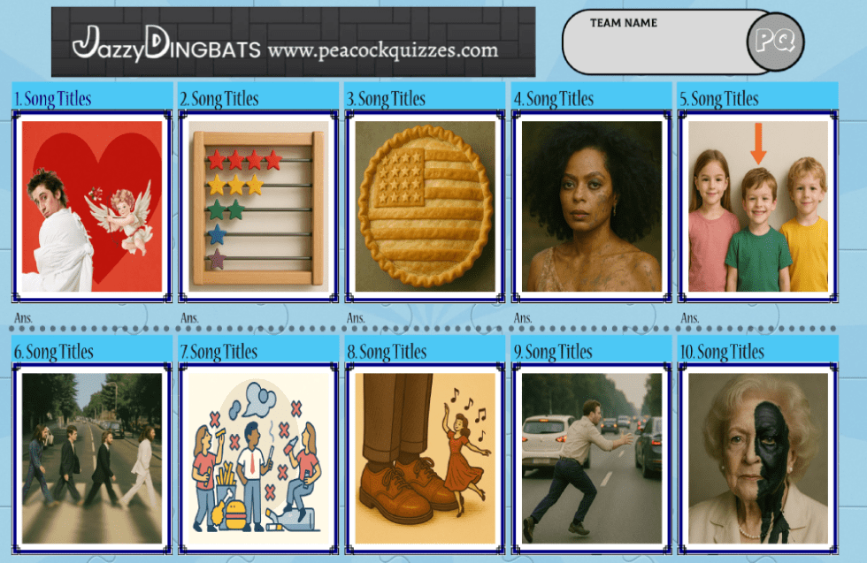 Picture Quiz Questions & Picture Quiz Rounds | Peacock Quizzes